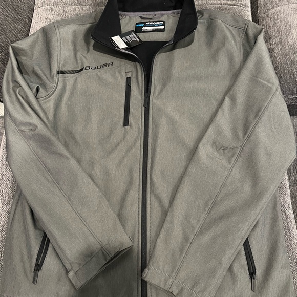 Bauer | Jackets & Coats | Bauer Mens Team Performance Jacket In Gray ...